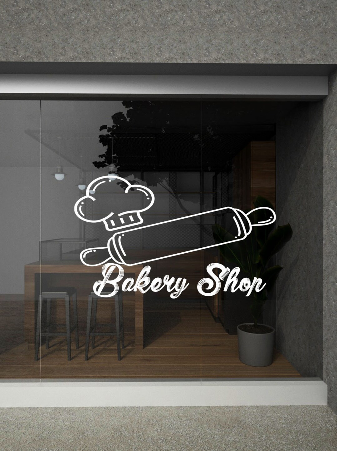 Bakery Wall Decal Bakery Shop Wall Art Bakery Wallsticker Amazing Foods ...