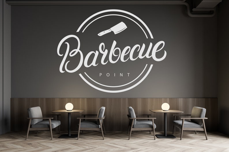 Grill Wall Decal Barbecue Wall Sticker Meat Wall Decal Vinyl - Etsy