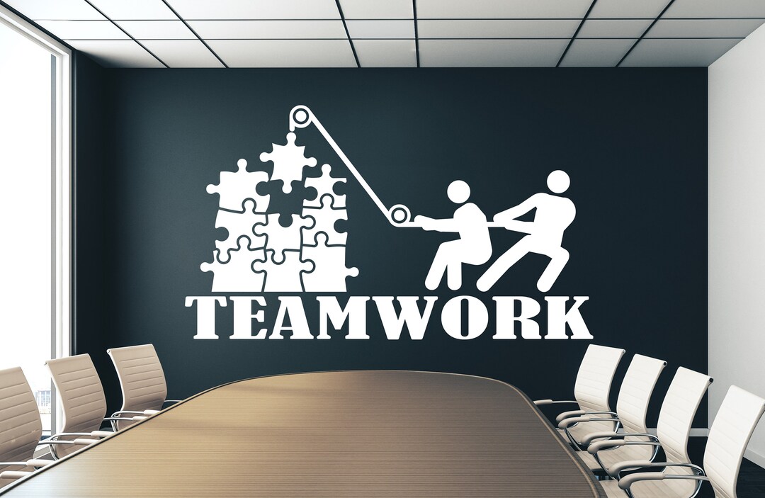 Office Wall Decal,teamwork Decal, Office Wall Art,office Decor,teamwork ...