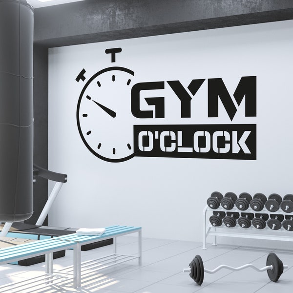 Fitness Wall Decals - Etsy