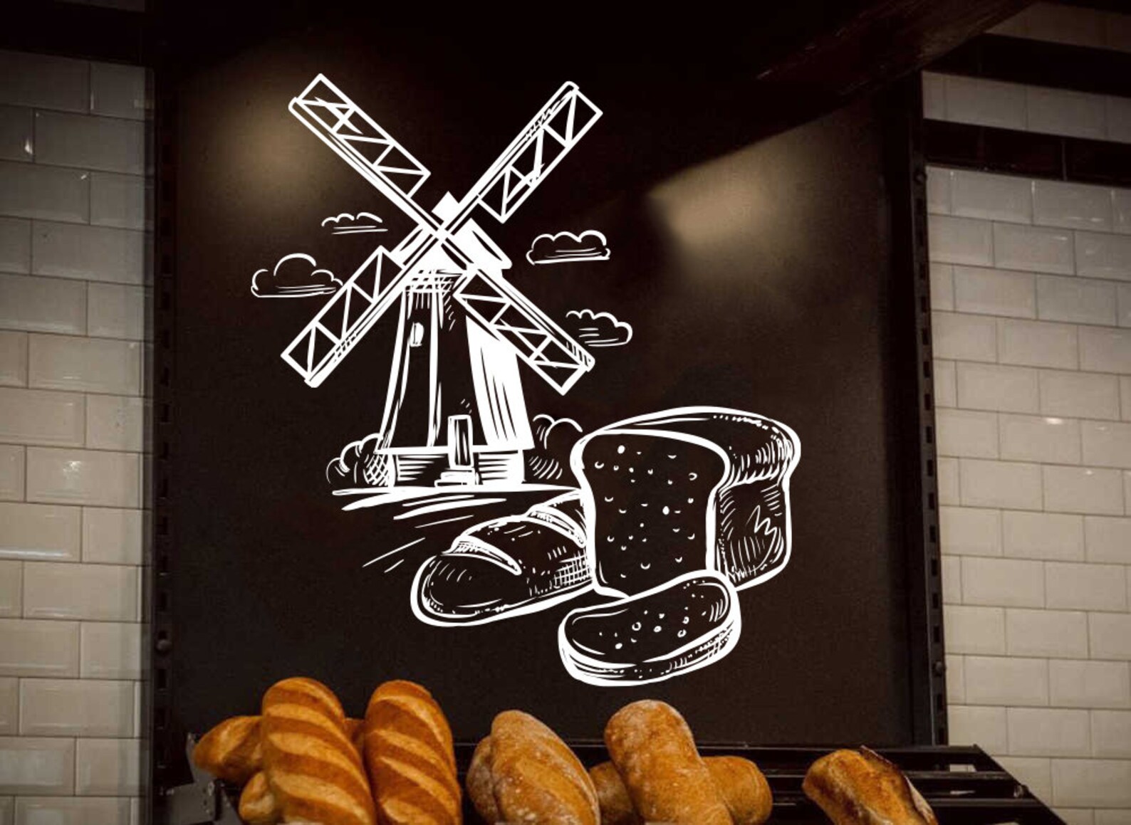 Bakery Wall Art Bakery Wall Sticker Bakery Wall Decal Food - Etsy