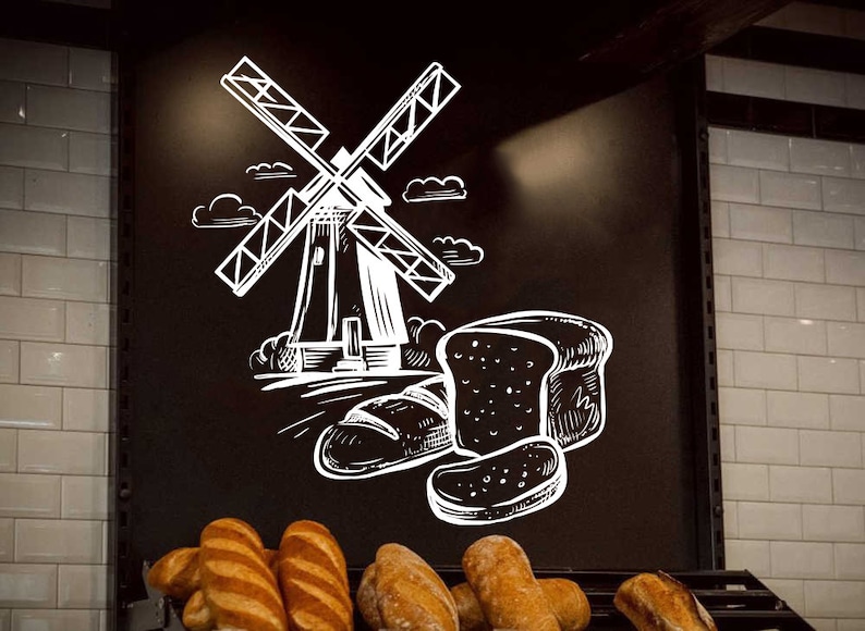 Bakery Wall Art Bakery Wall Sticker Bakery Wall Decal Food - Etsy