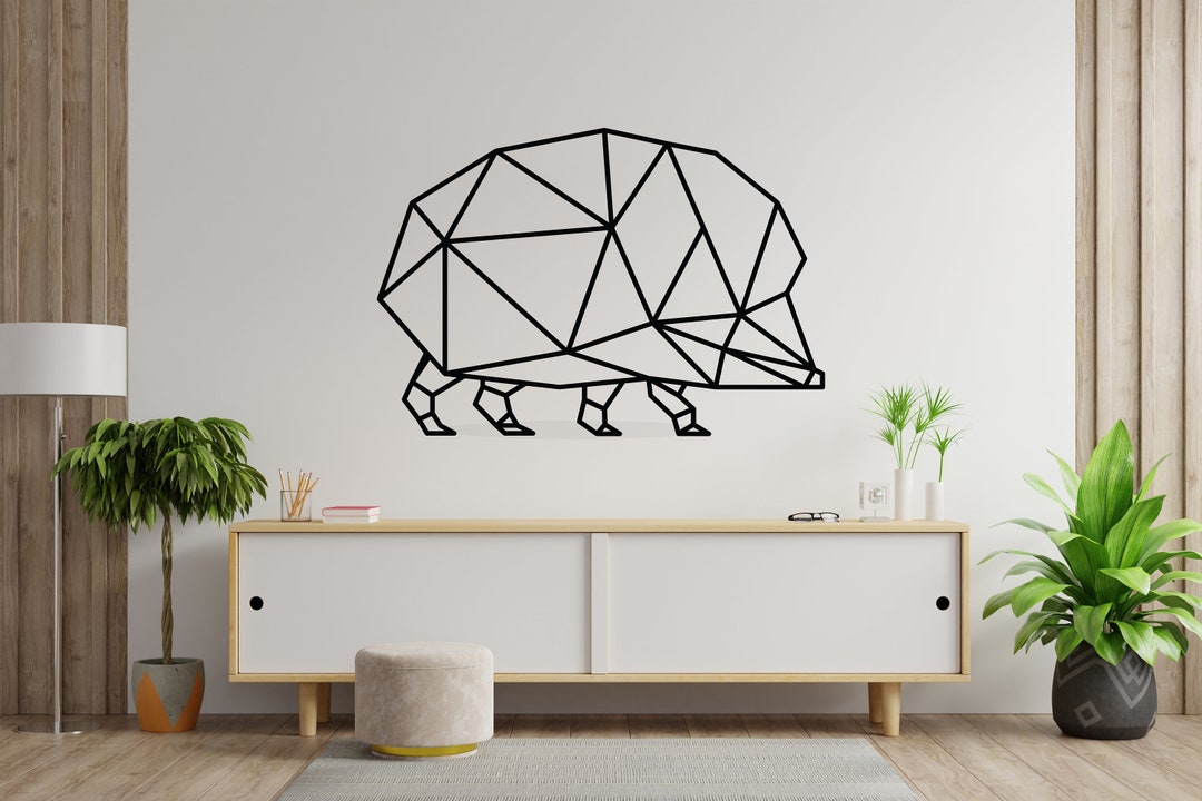 Animal Wall Decal ,geometric Wall Art, Wall Decal, Wall Art, Wall Decor ...