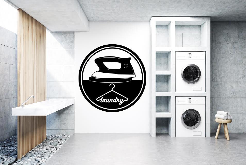Laundry Room Wall Decal, Laundry Wall Sticker, Laundry Room Wall Decor ...