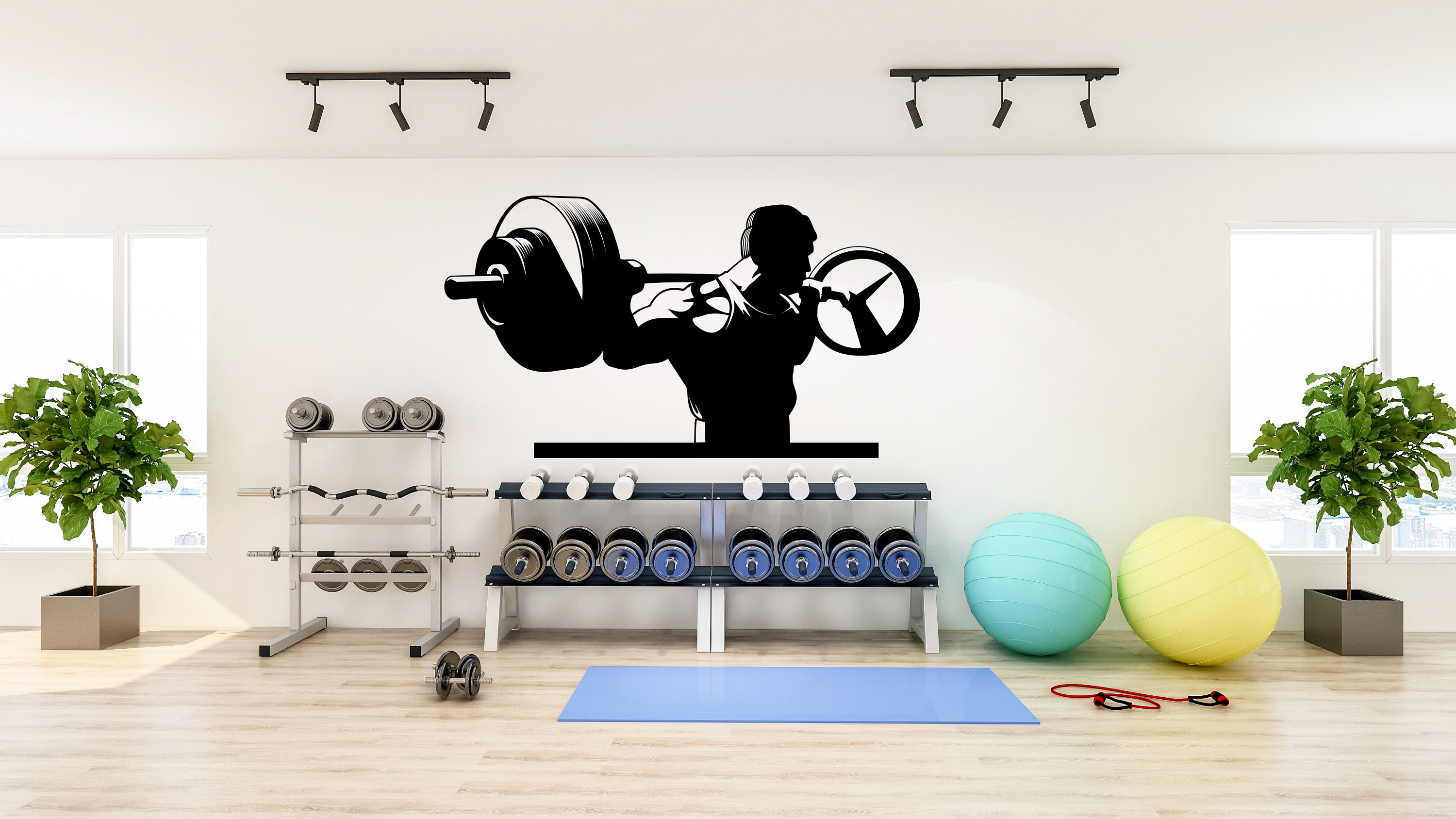 Gym Wall Decal Gym Wall Decor Sport Motivation Workout Wall - Etsy