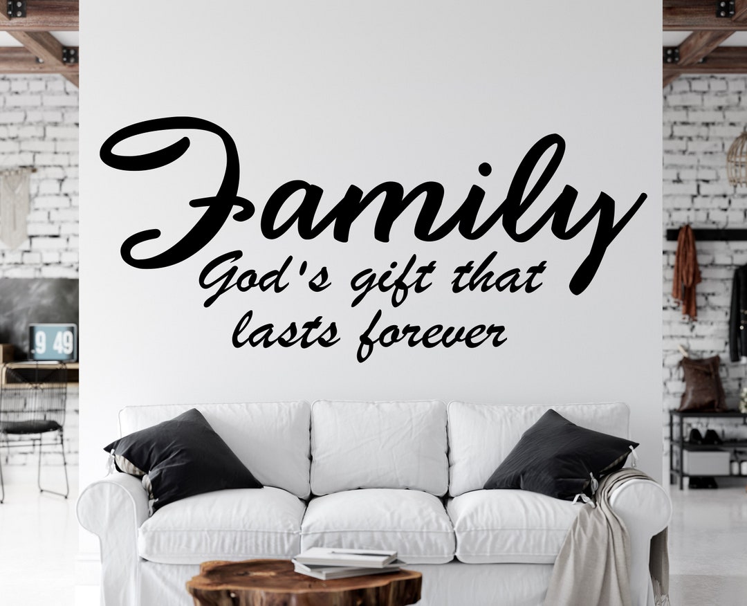 Family Quotes Wall Decal Family Quotes Wall Sticker Family Wall Art ...