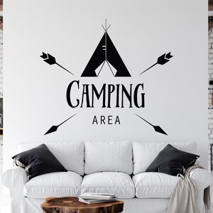 Campfire Wall Decal Home Design Camper Wallstickers Happy Campers Decal ...