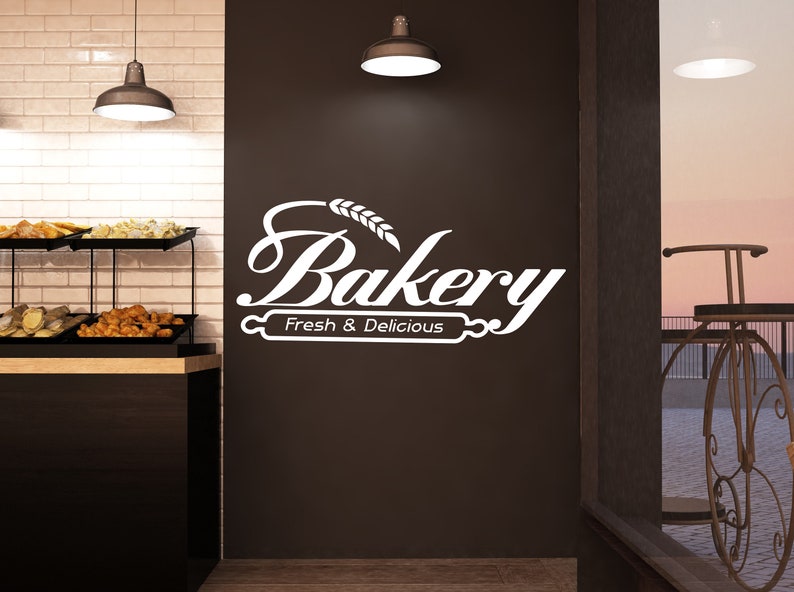 Bakery Wall Art Bakery Wall Sticker Bakery Wall Decal Food - Etsy