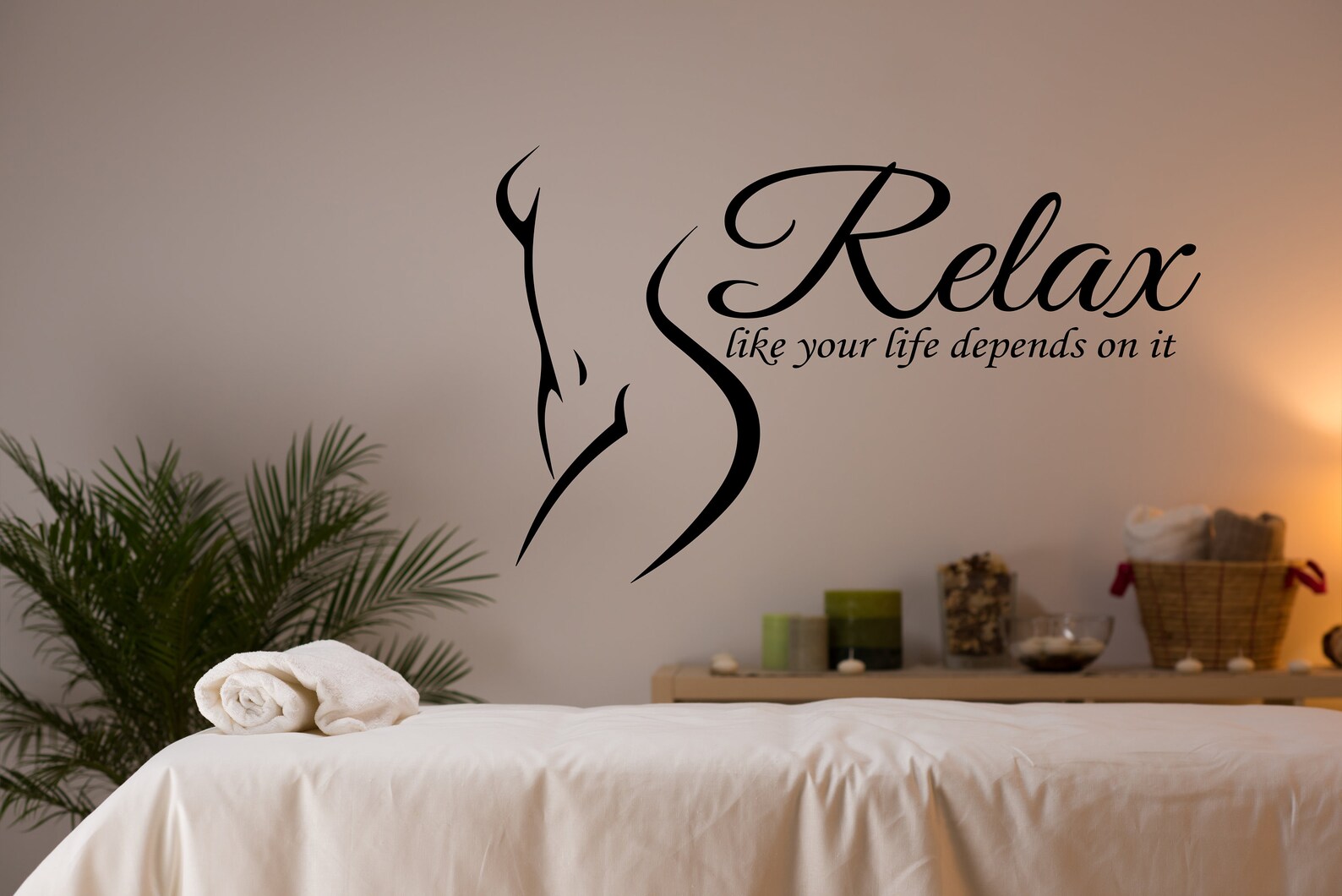 Wall Decals Spa Therapy Beauty Decal Vinyl Sticker SPA Beauty Salon Art ...