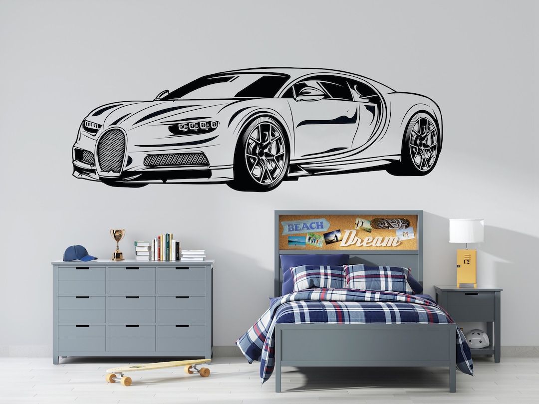 Car Wall Decal Car Wonderful Decal Super Car Decal Car Wall Art Sport ...
