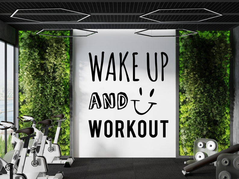 Gym Quotes Wall Decal Gym Wall Decor Sport Motivation Workout Wall Art ...