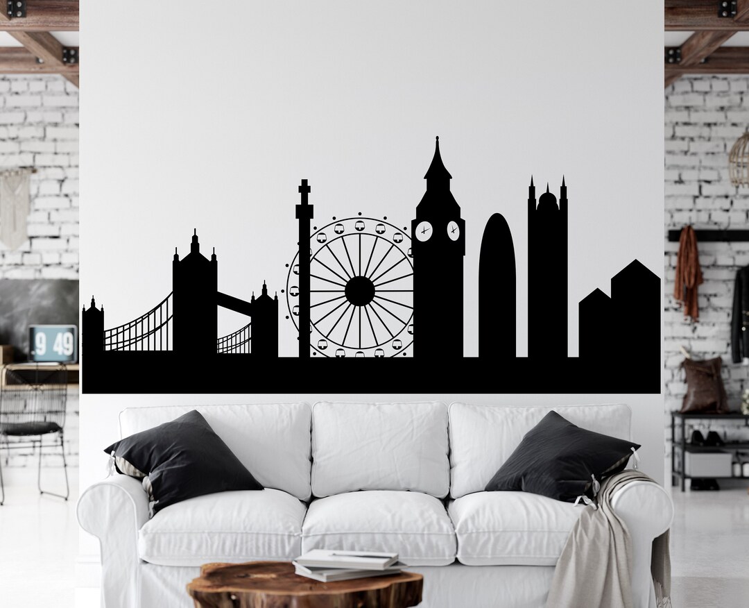 London Wall Decal City Wall Decal Explore Wall Decal Town Wall Decal ...