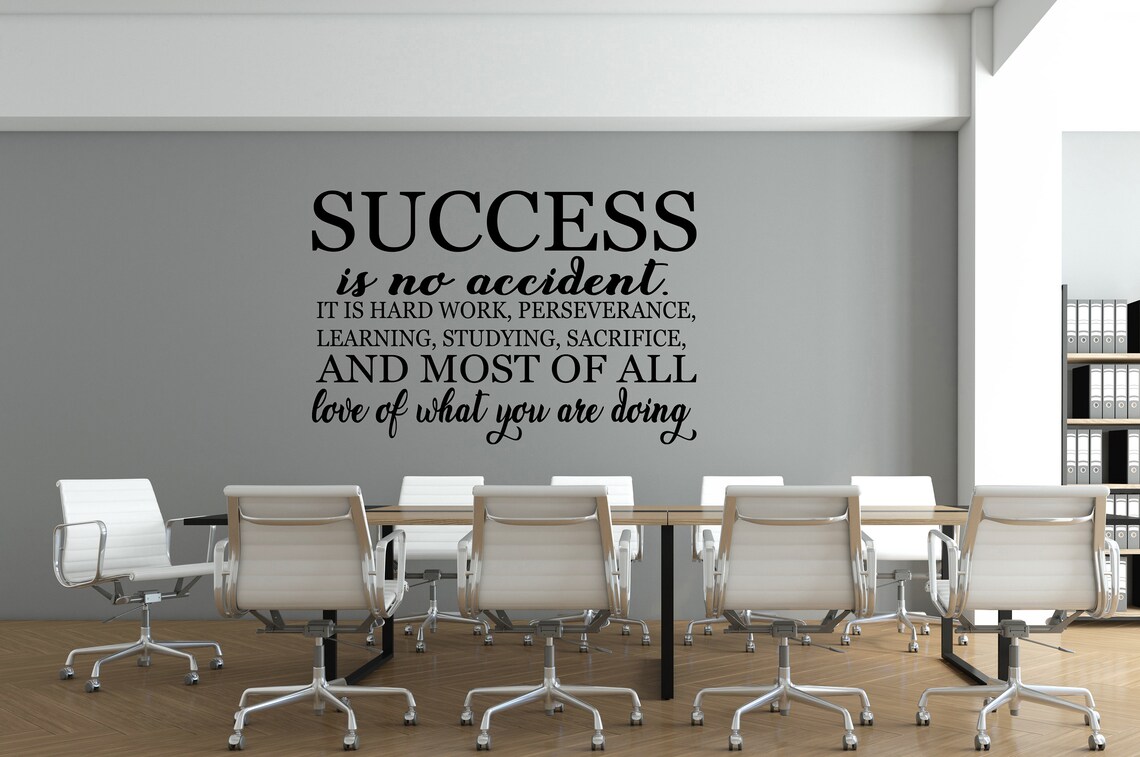 Success Wall Decal,office Wall Decal,office Wall Art,office Sticker ...