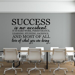 Success Wall Decal,office Wall Decal,office Wall Art,office Sticker ...