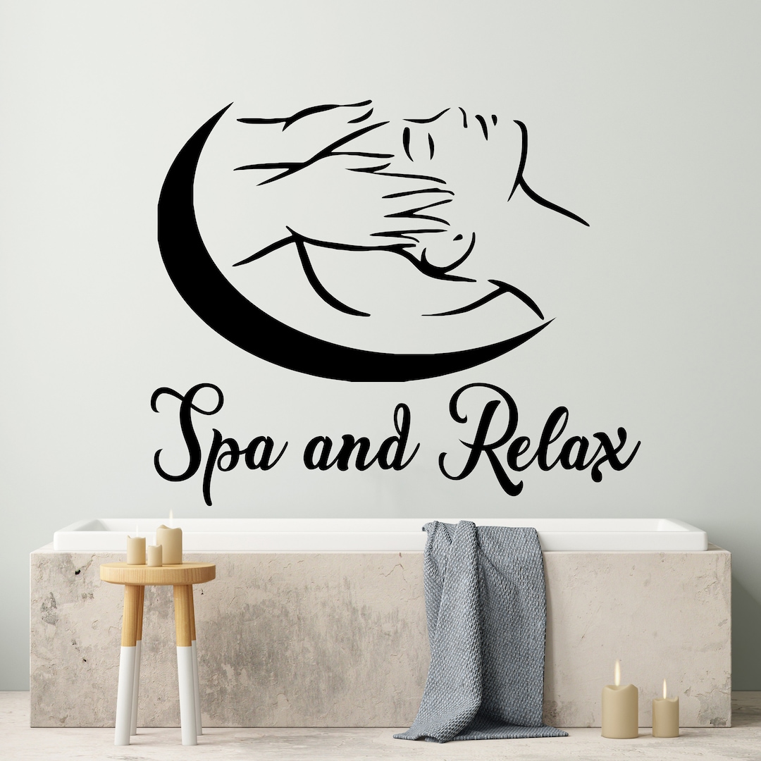 Wall Decals Spa Therapy Beauty Decal Vinyl Sticker SPA Beauty Salon Art ...