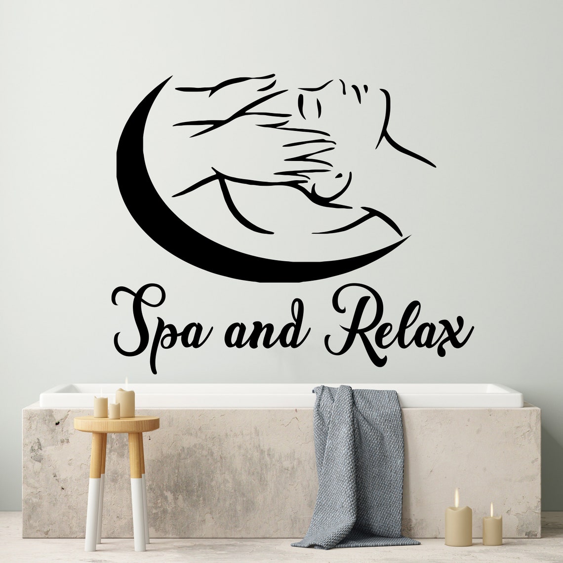 Wall Decals Spa Therapy Beauty Decal Vinyl Sticker SPA Beauty - Etsy