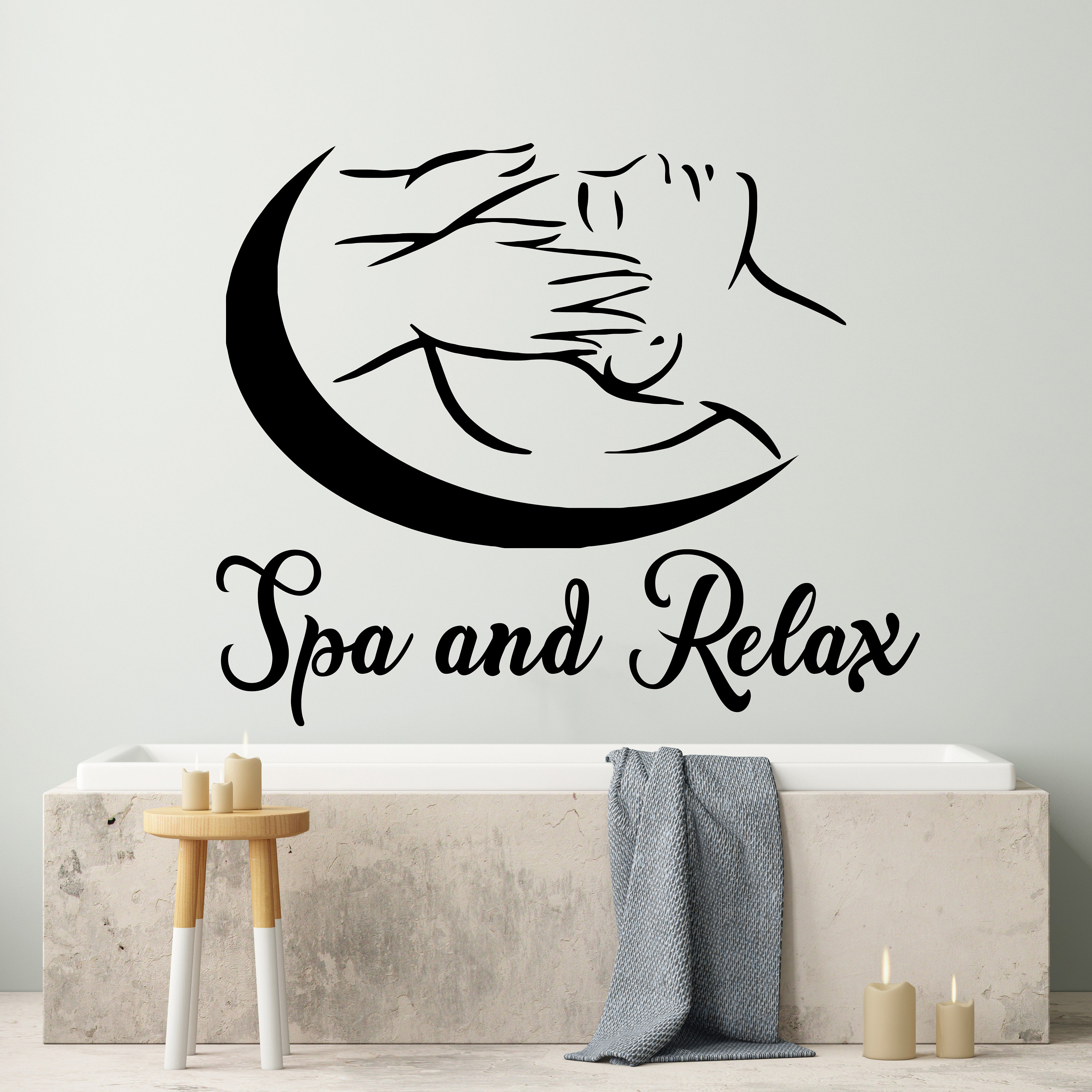 Wall Decals Spa Therapy Beauty Decal Vinyl Sticker SPA Beauty - Etsy