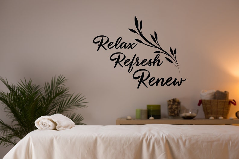 Wall Decals Spa Therapy Beauty Decal Vinyl Sticker SPA Beauty | Etsy