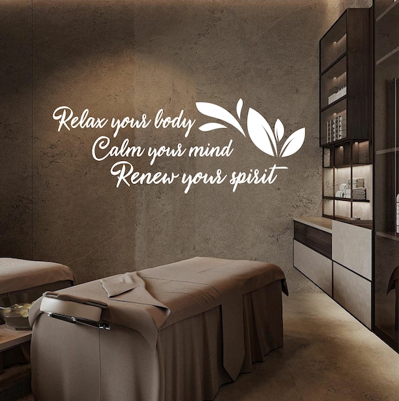 Spa Wall Quotes Vinyl Wall Decal Quote Greatest Wealth Is Health