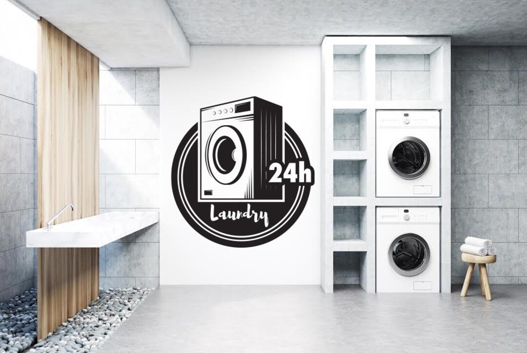 Laundry Room Wall Decal, Laundry Wall Sticker, Laundry Room Wall Decor ...
