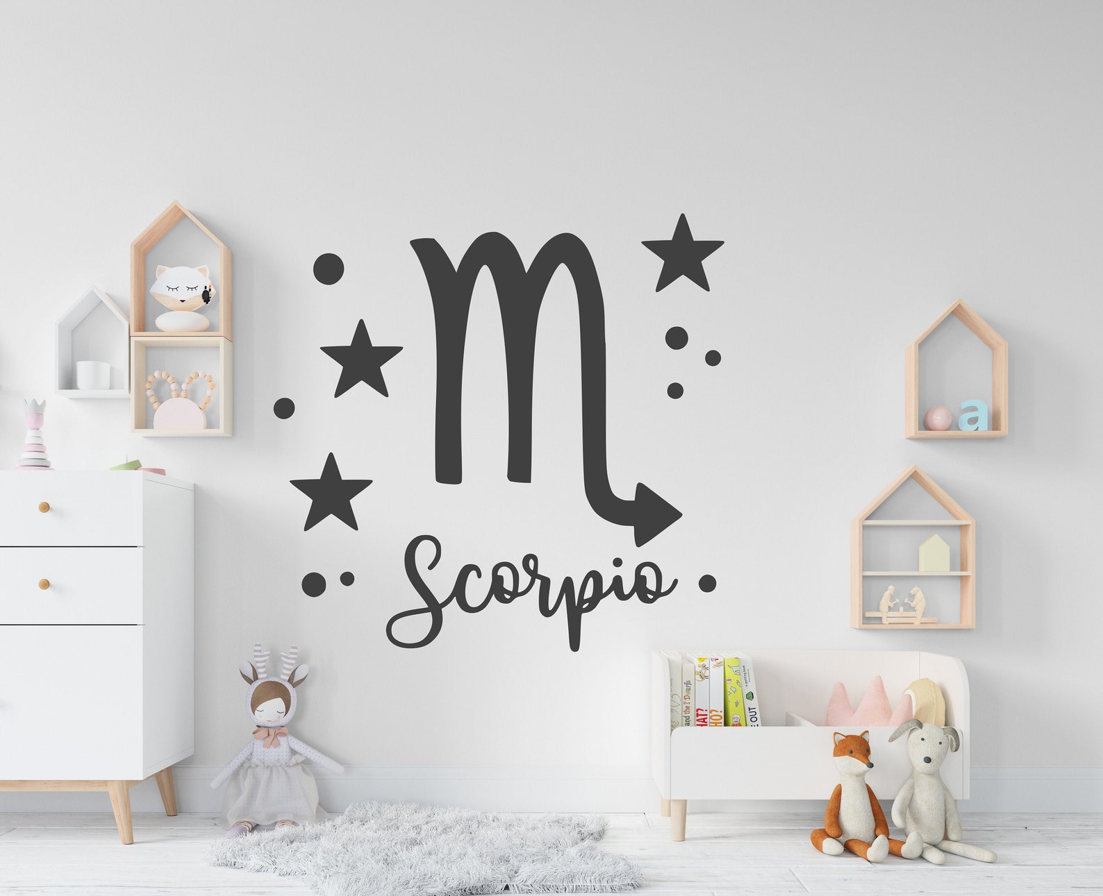 Zodiac Decal Horoscope Wall Decal Astrology Decal Zodiac - Etsy