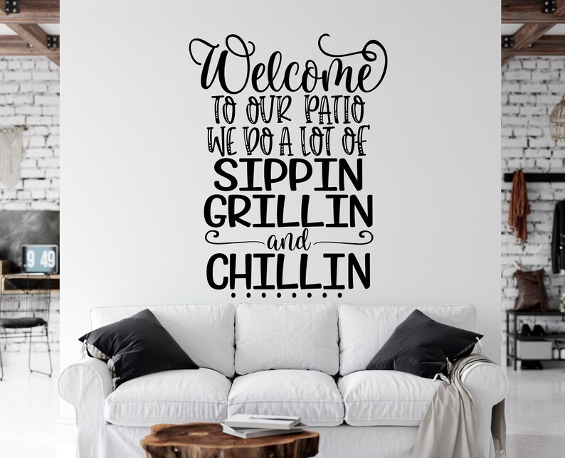 Welcome to Our Patio Decals Camping Decal Camper Decal - Etsy