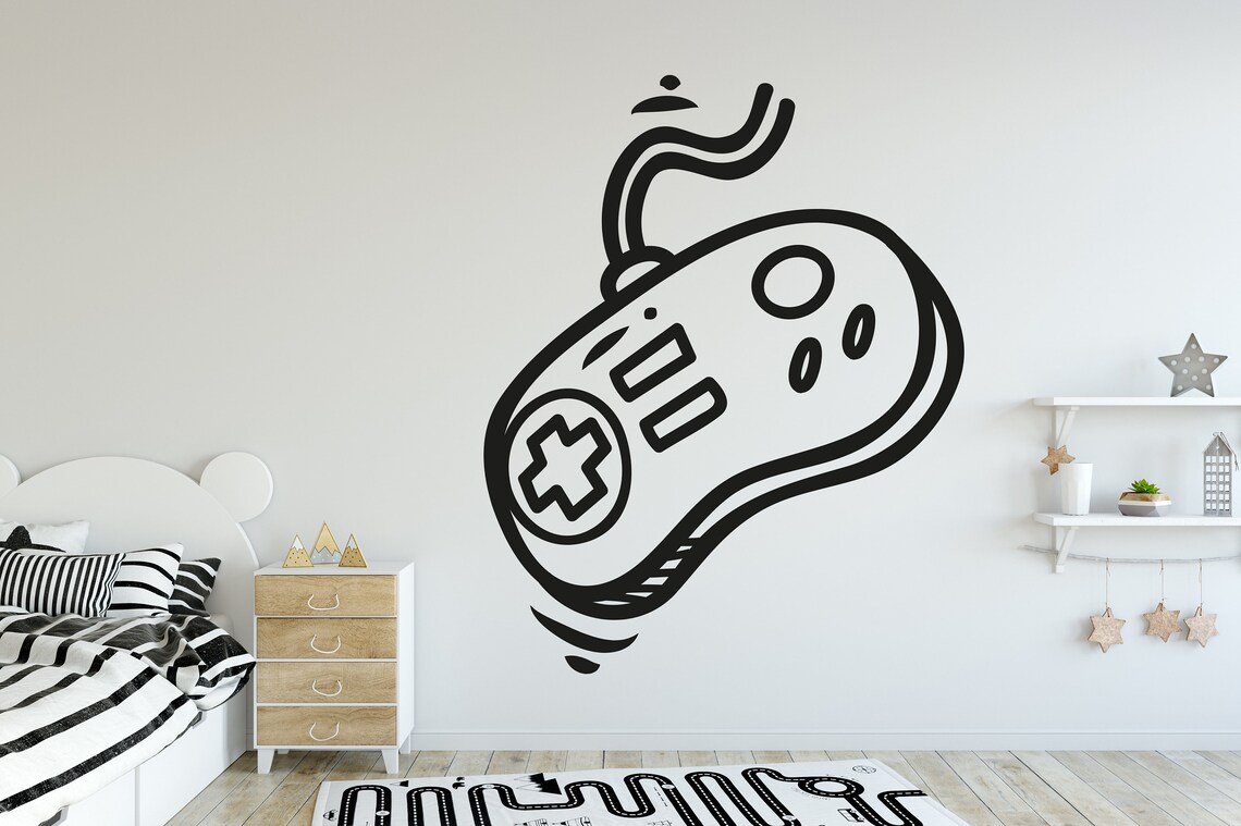 Game Wall Zone Decal,gaming Room Wall Decor,game Wall Art,game Wall ...