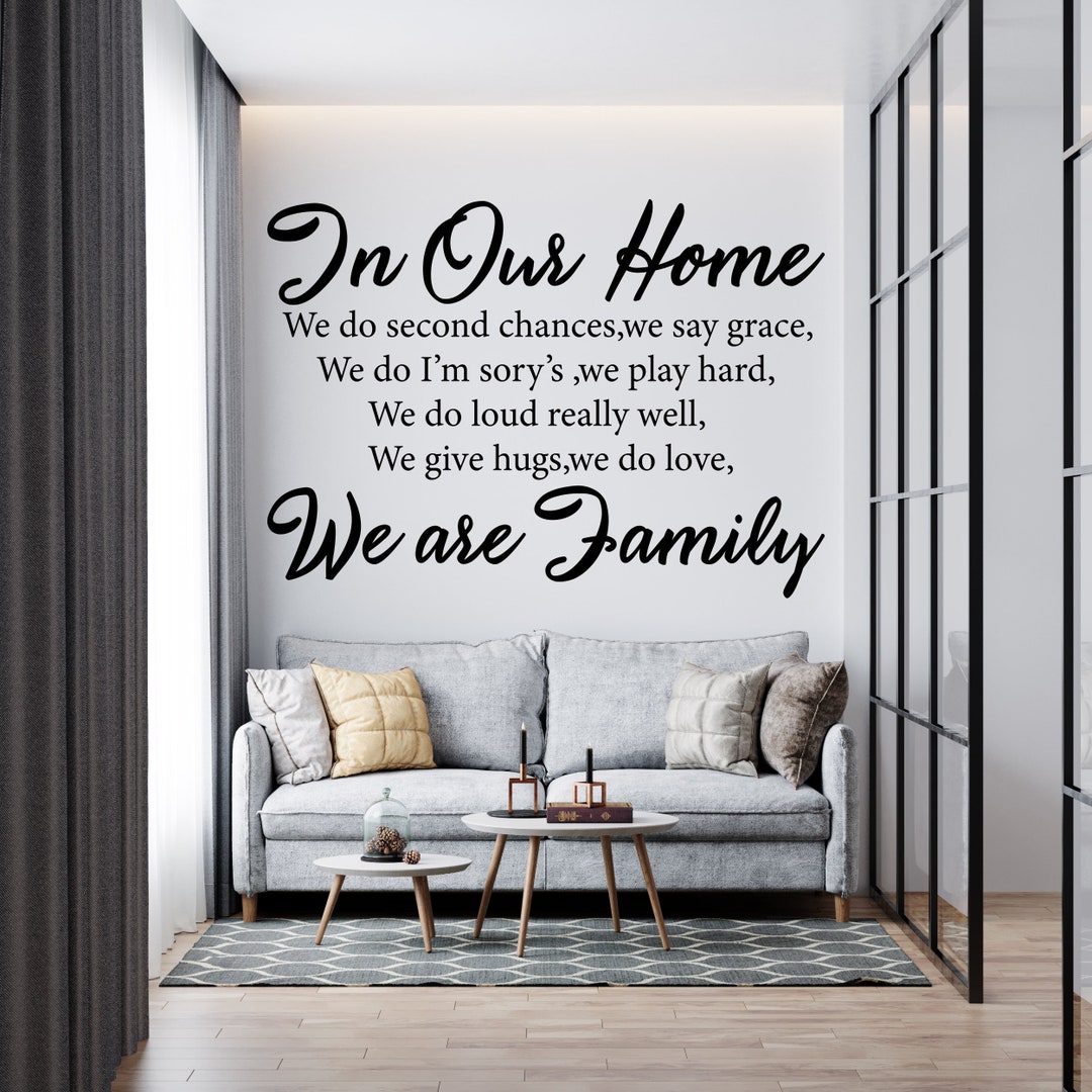 Family Wall Decal,family Wall Sticker,family Quote Wall Decal,about ...