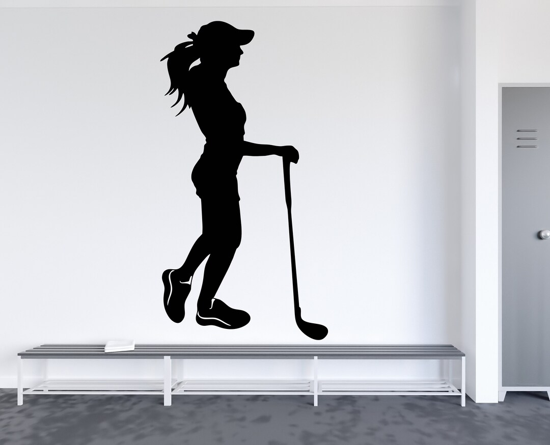 Golf Decal Vinyl Decal Golf Sticker Sport Wallstickers Golf Game Decal ...