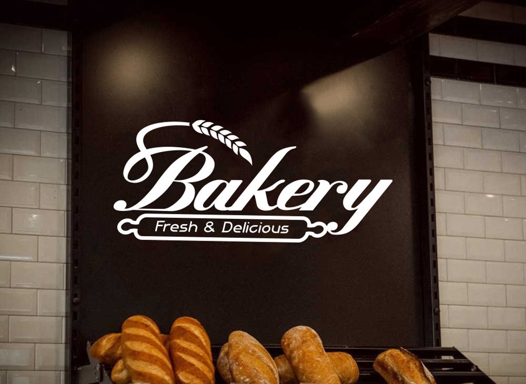 Bakery Wall Art Bakery Wall Sticker Bakery Wall Decal Food Wall Art ...