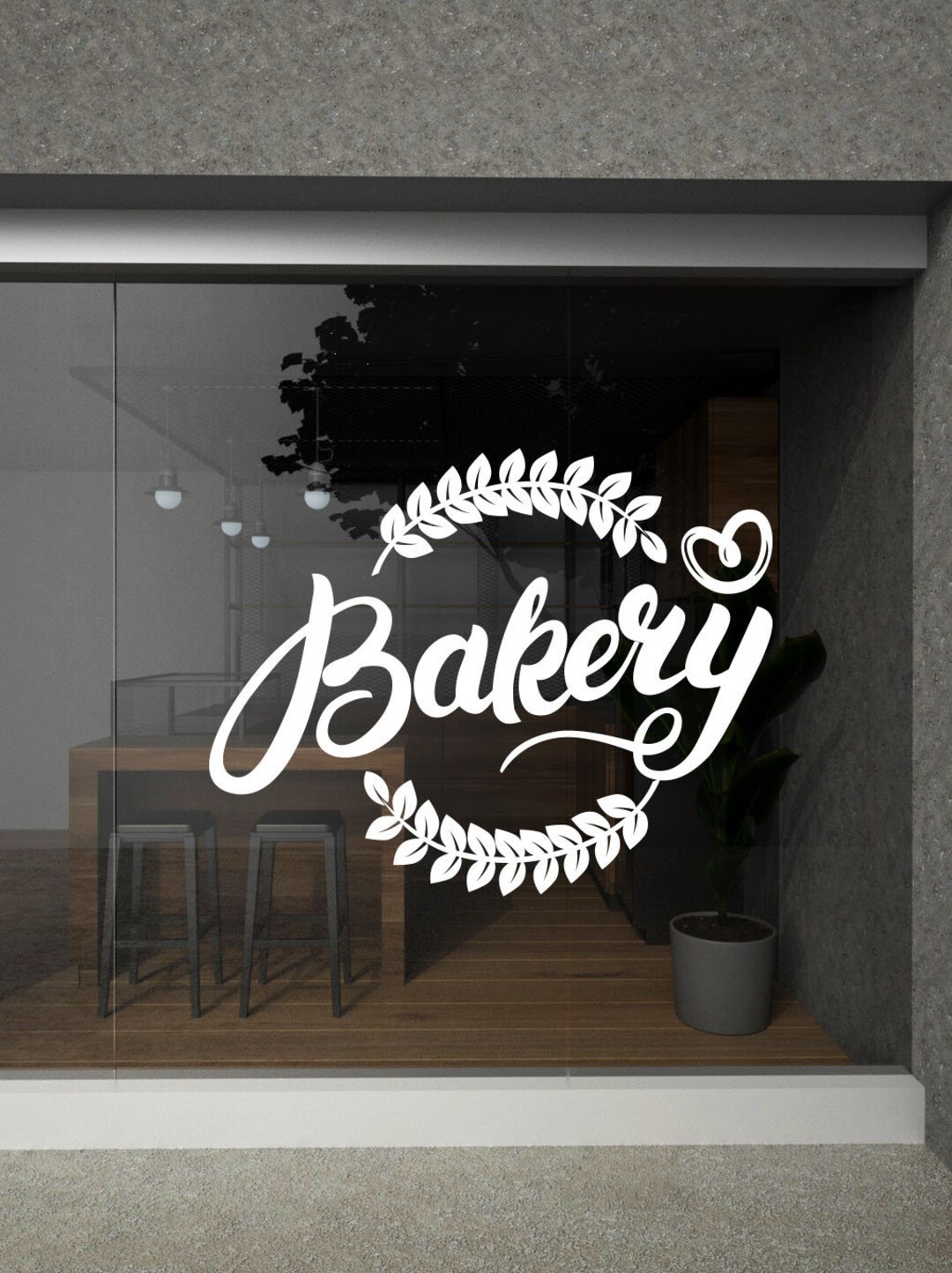 Bakery Wall Decal Bakery Shop Wall Art Bakery Wallsticker Amazing Foods ...