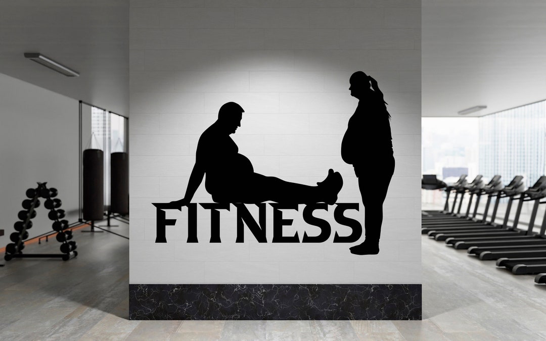 Fitness Wall Decal,gym Wall Decal,gym Wall Decor,gym Wall Sticker,gym ...
