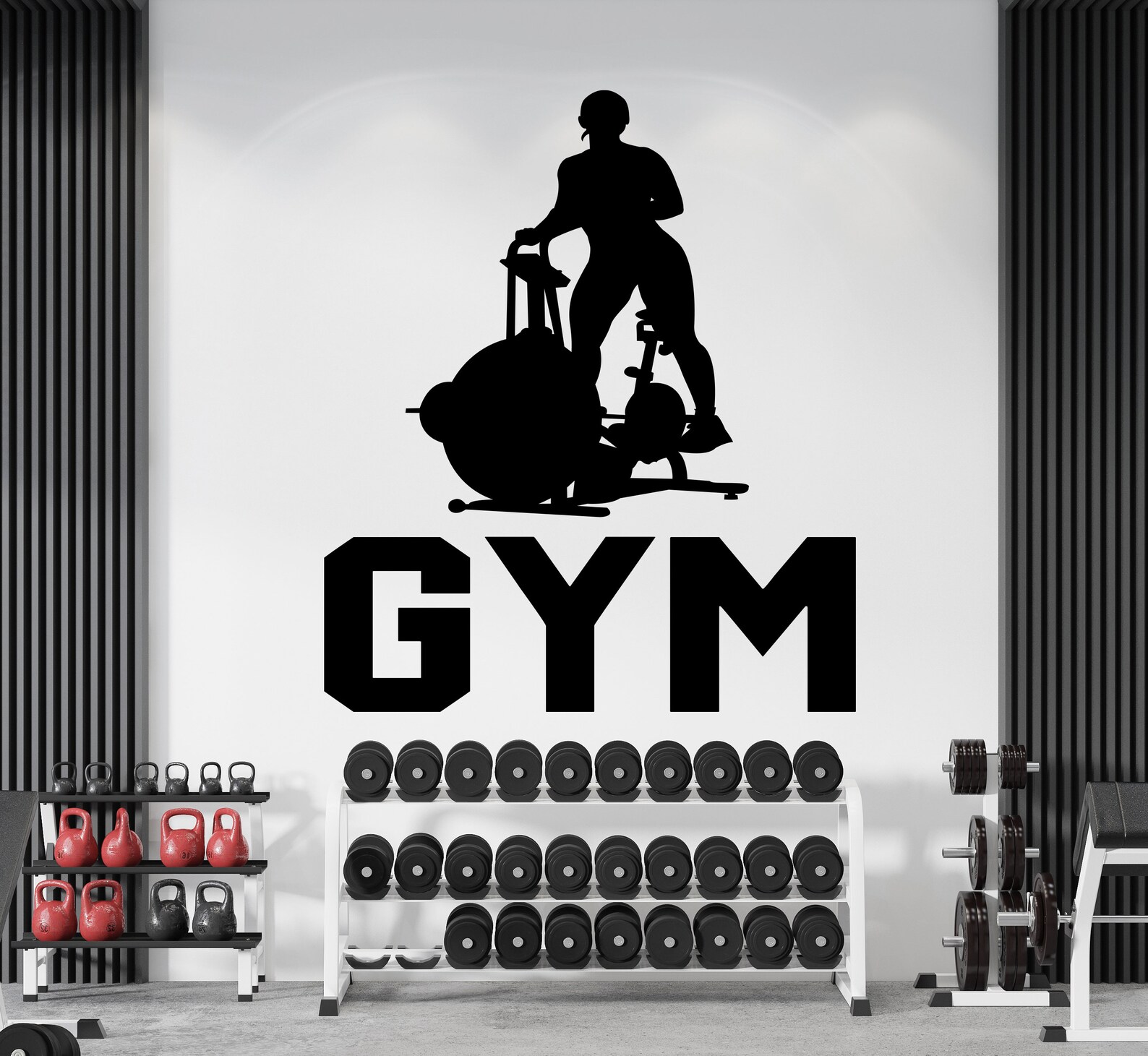 Gym Wall Decal Gym Wall Decor Sport Motivation Workout Wall - Etsy
