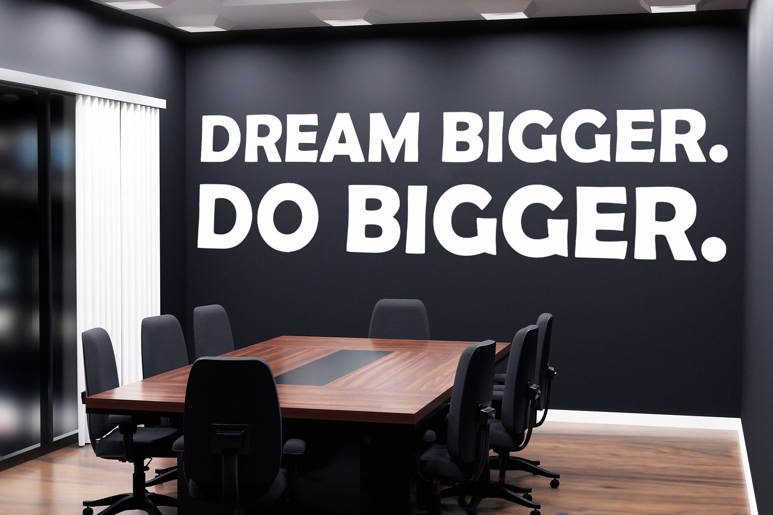 Dream Bigger Do Bigger Wall Decal,office Wall Decal,office Wall Sticker ...