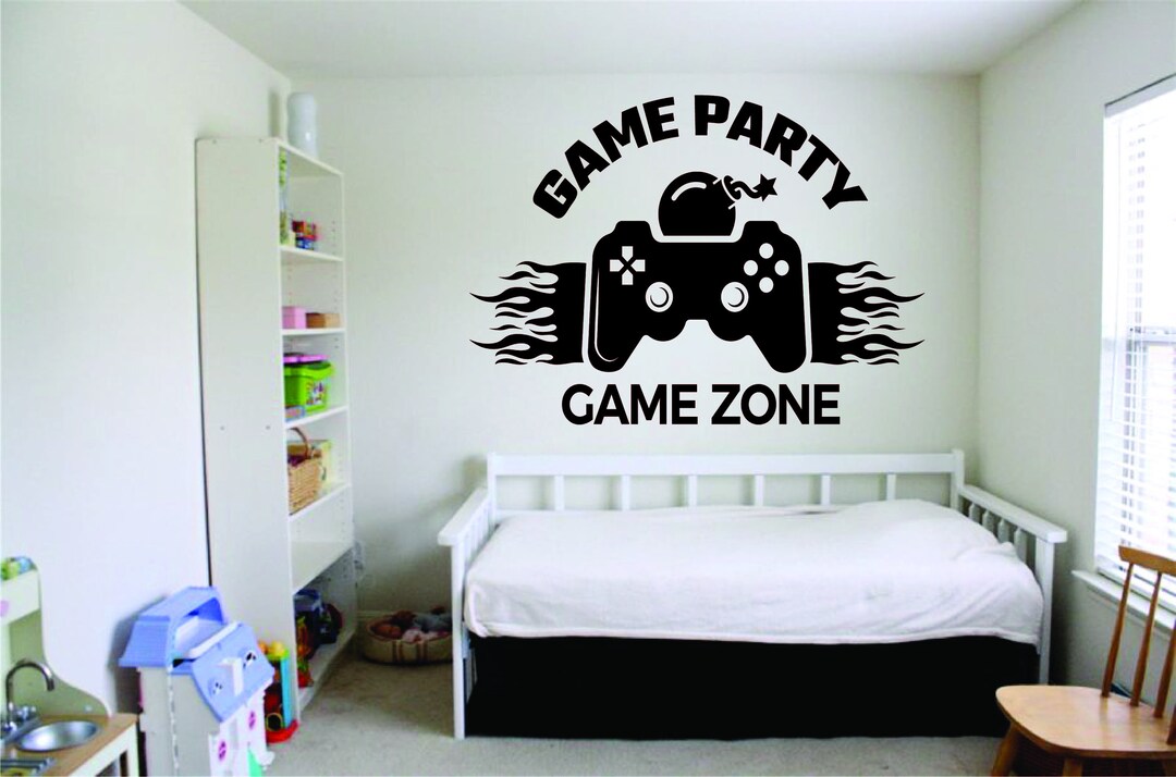 Game Room Decor Game Wall Decal Video Game Vinyl Gamer Room - Etsy
