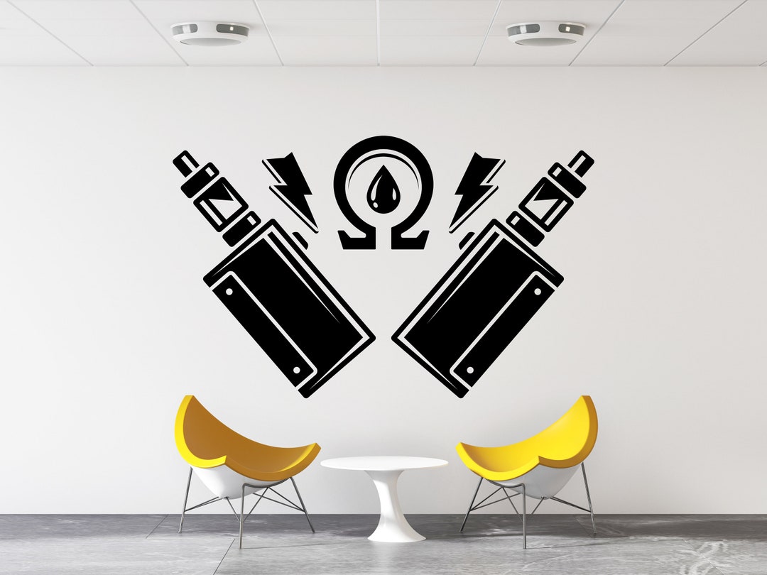 Vape Shop Decal ,window Sticker ,smoke Shop Decor, Vape Sticker, Vapor ...
