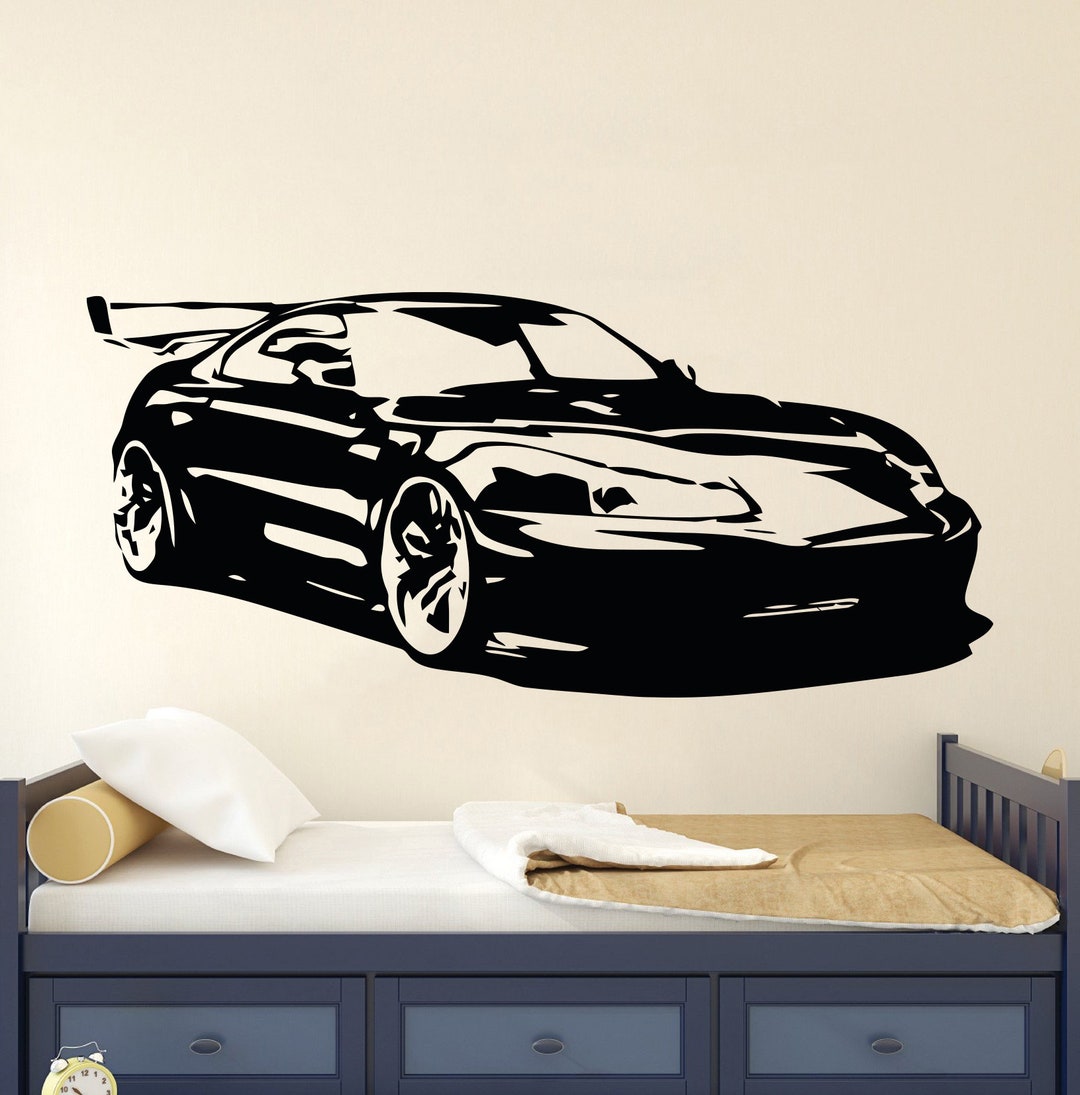 Car Wall Decal Car Wonderful Decal Super Car Decal Car Wall Art Sport ...