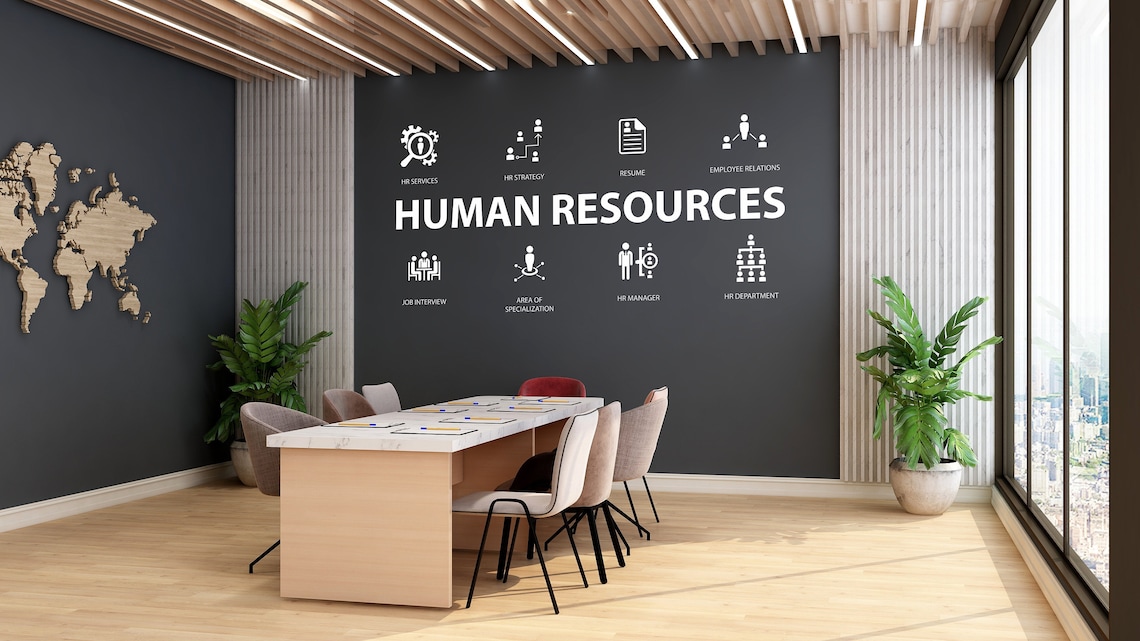 Office Wall Decal Human Resources Wall Sticker Office Decor Inspire ...