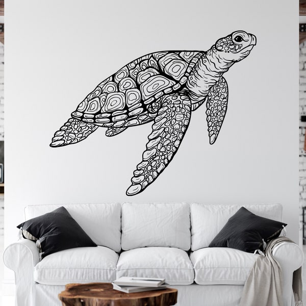 Sea Turtle Decal - Etsy