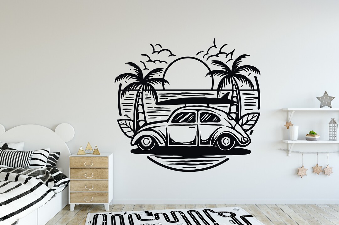 Summer Wall Decal Summer Wall Sticker Summer Quotes Surf - Etsy