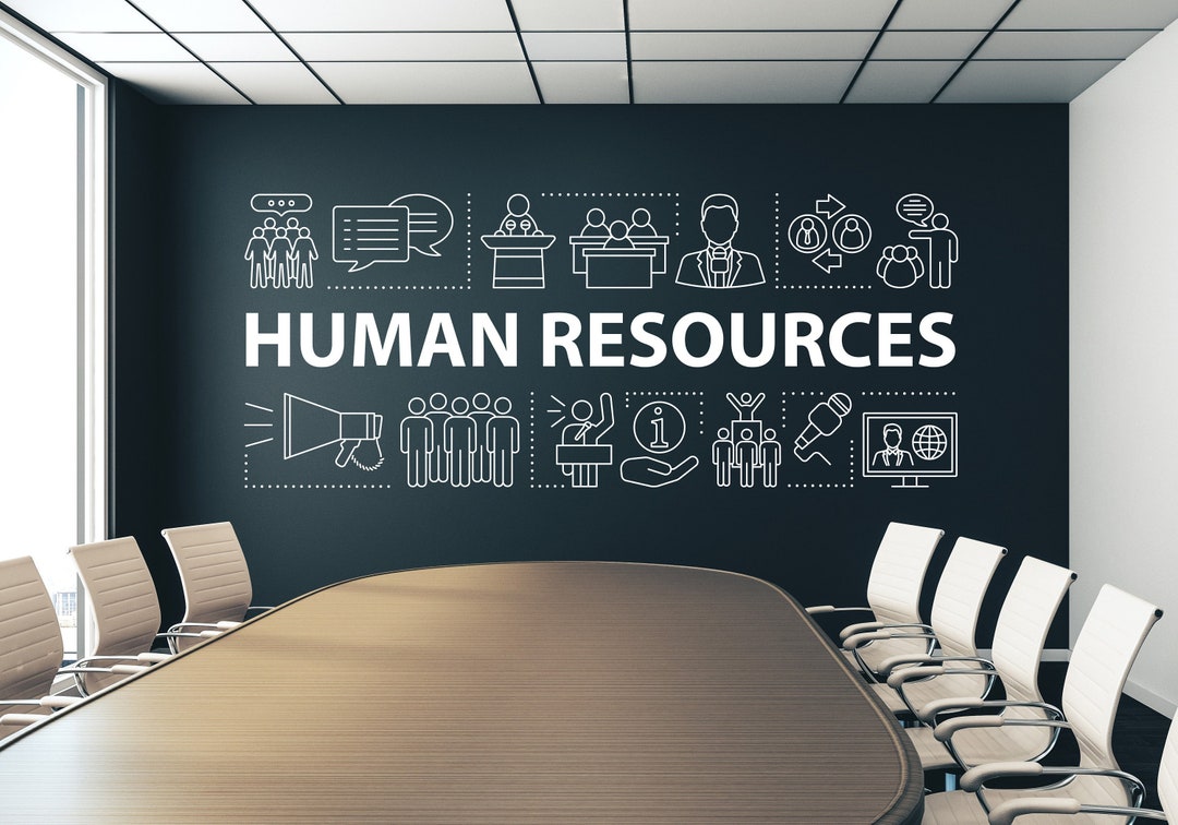 Office Wall Decal-human Resources Wall Art-office Gift-trust-culture ...