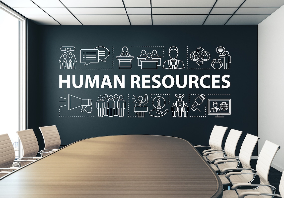 Office Wall Decal-human Resources Wall Art-office Gift-trust-culture ...