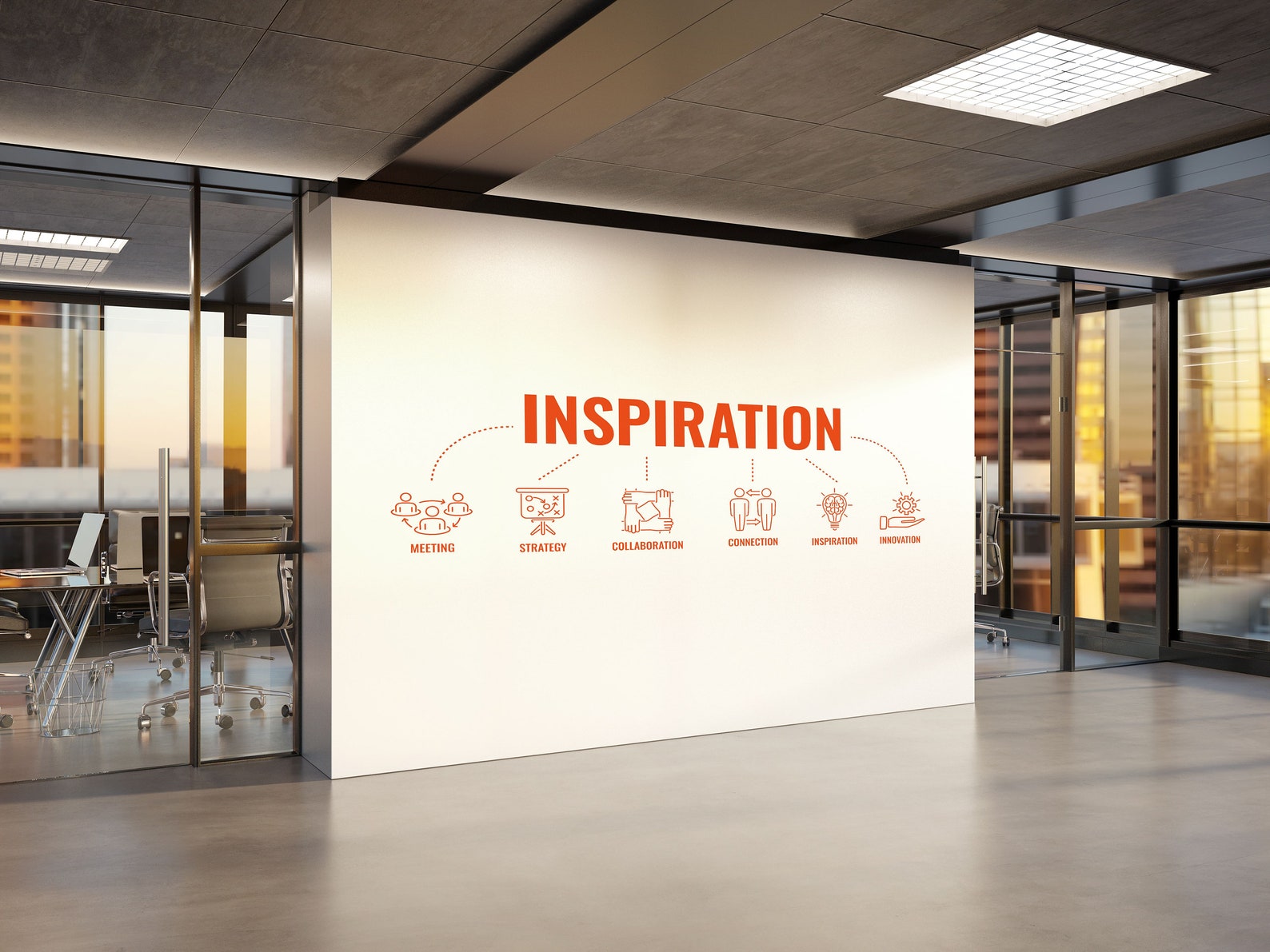 Inspiration Wall Decal,office Decal, Office Wall Art,office Decor,work ...