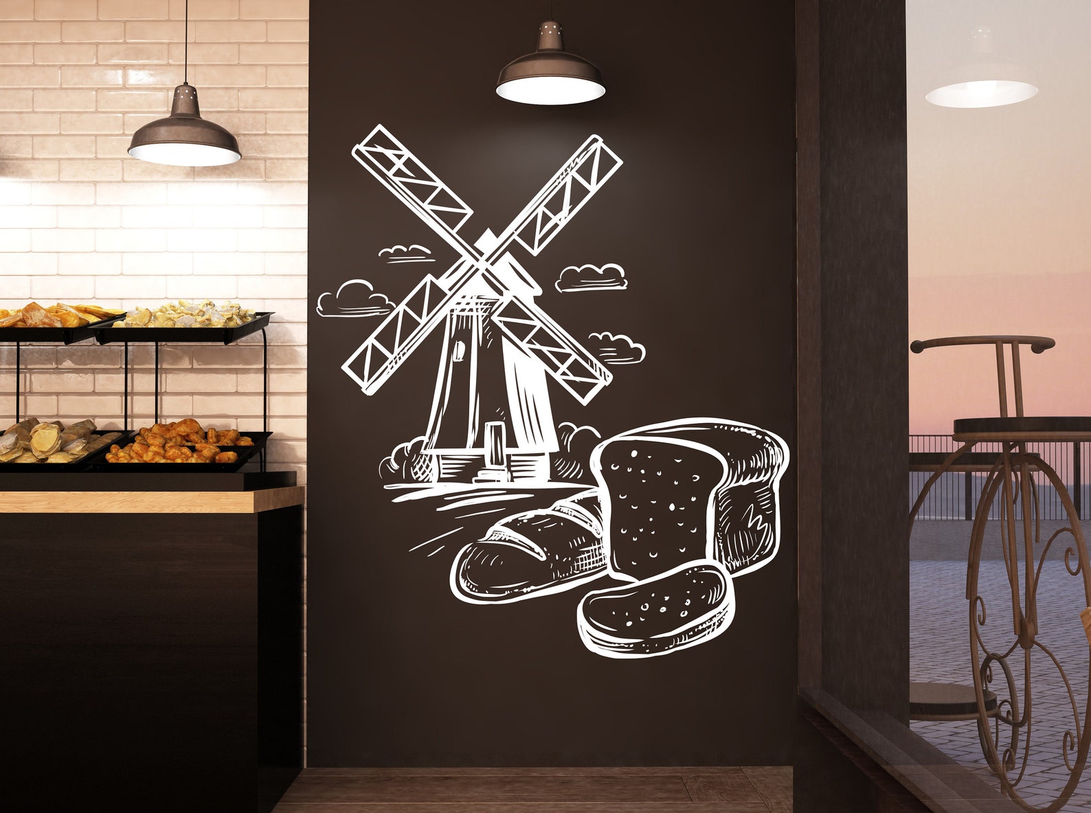 Bakery Wall Art Bakery Wall Sticker Bakery Wall Decal Food - Etsy