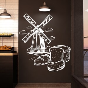 Bakery Wall Art Bakery Wall Sticker Bakery Wall Decal Food Wall Art ...