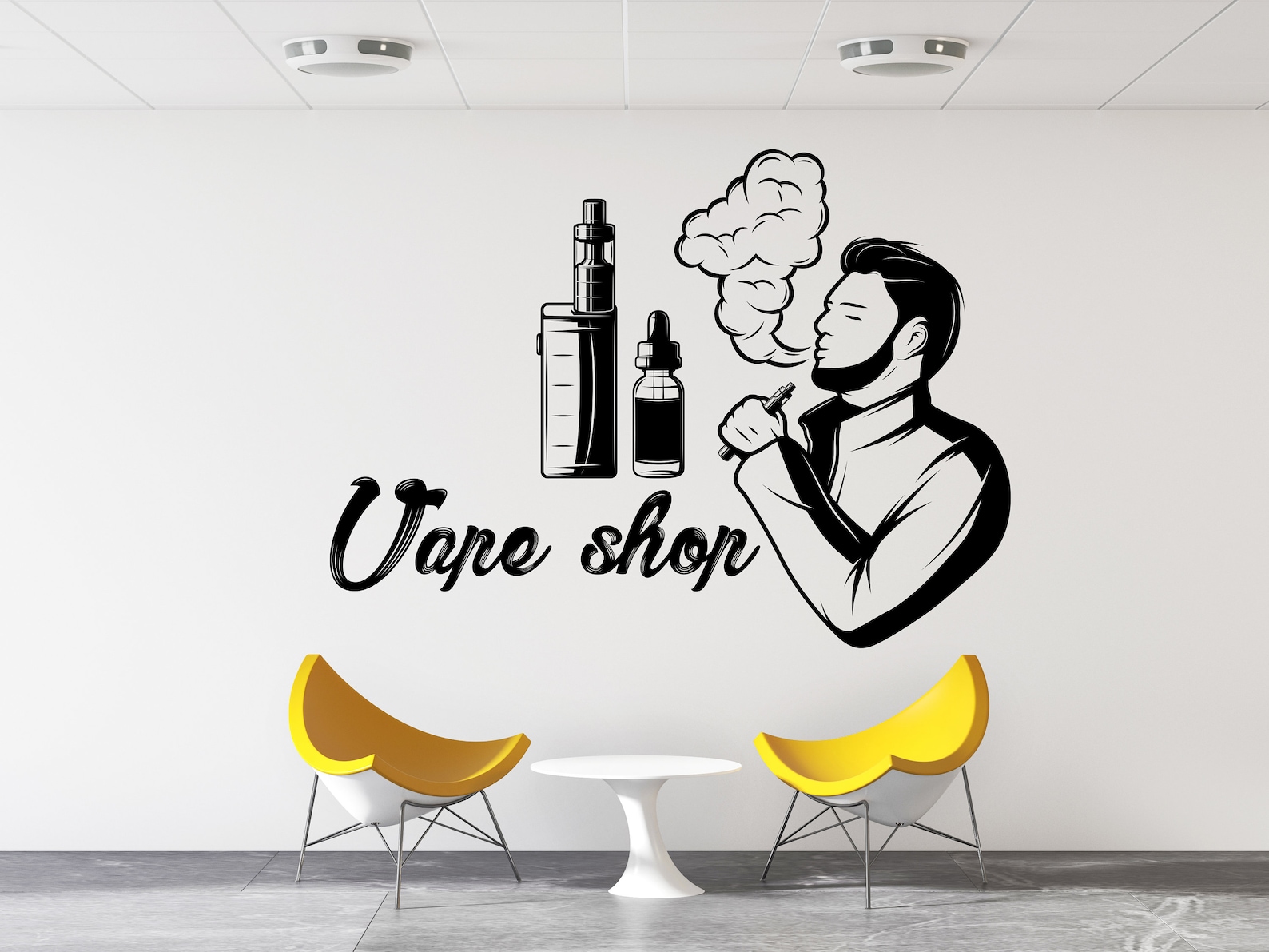 Vape Shop Decal window Sticker smoke Shop Decor Vape - Etsy