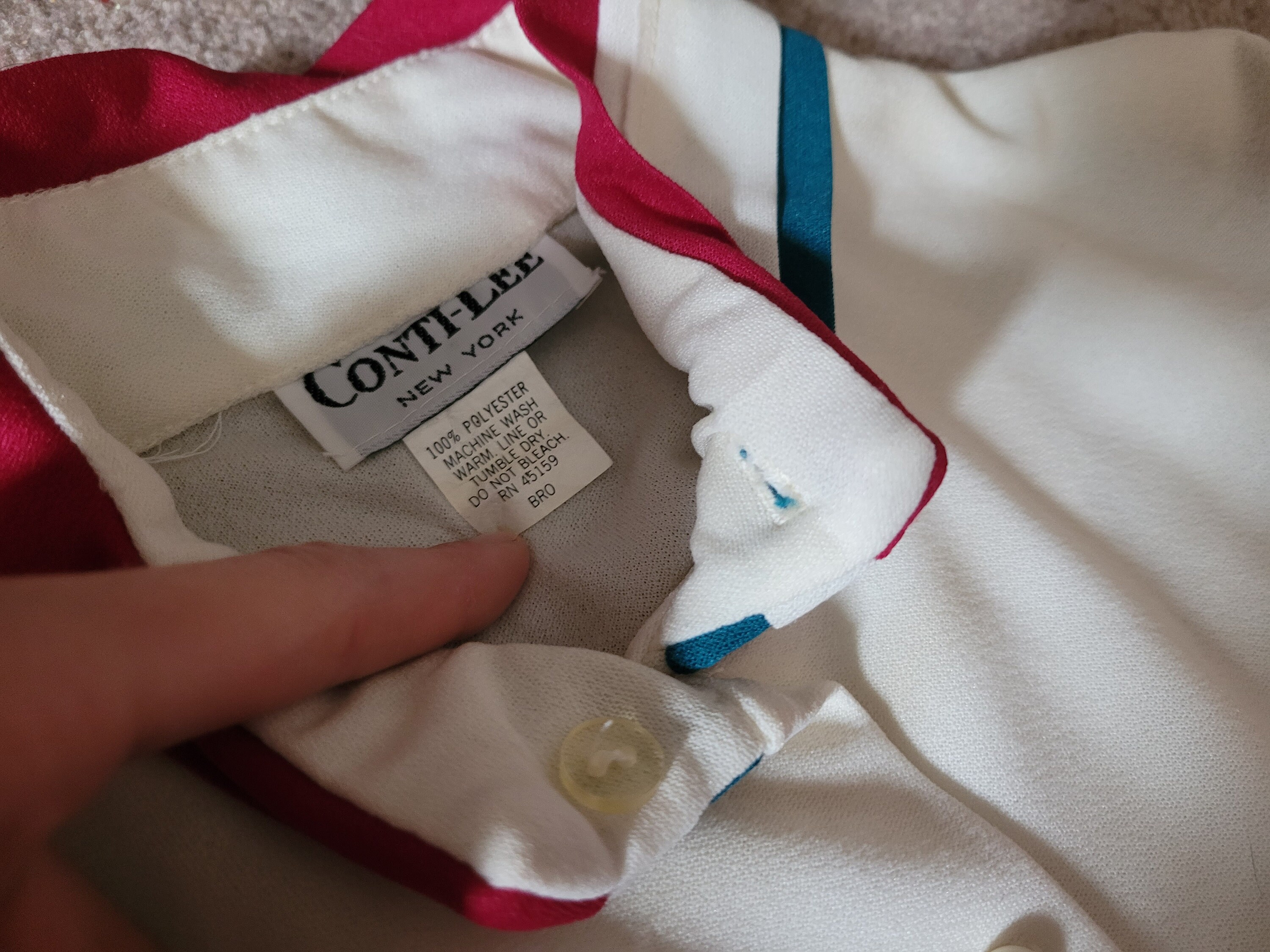 Vintage Conti-lee New York Stripe-sleeved Shoulder Pad Shirt Dress - Etsy