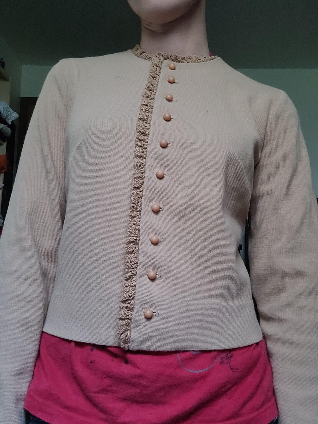 Vintage Toni Todd Button-up Sweater - Etsy