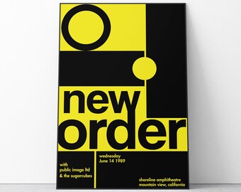 The New Order Poster | Etsy