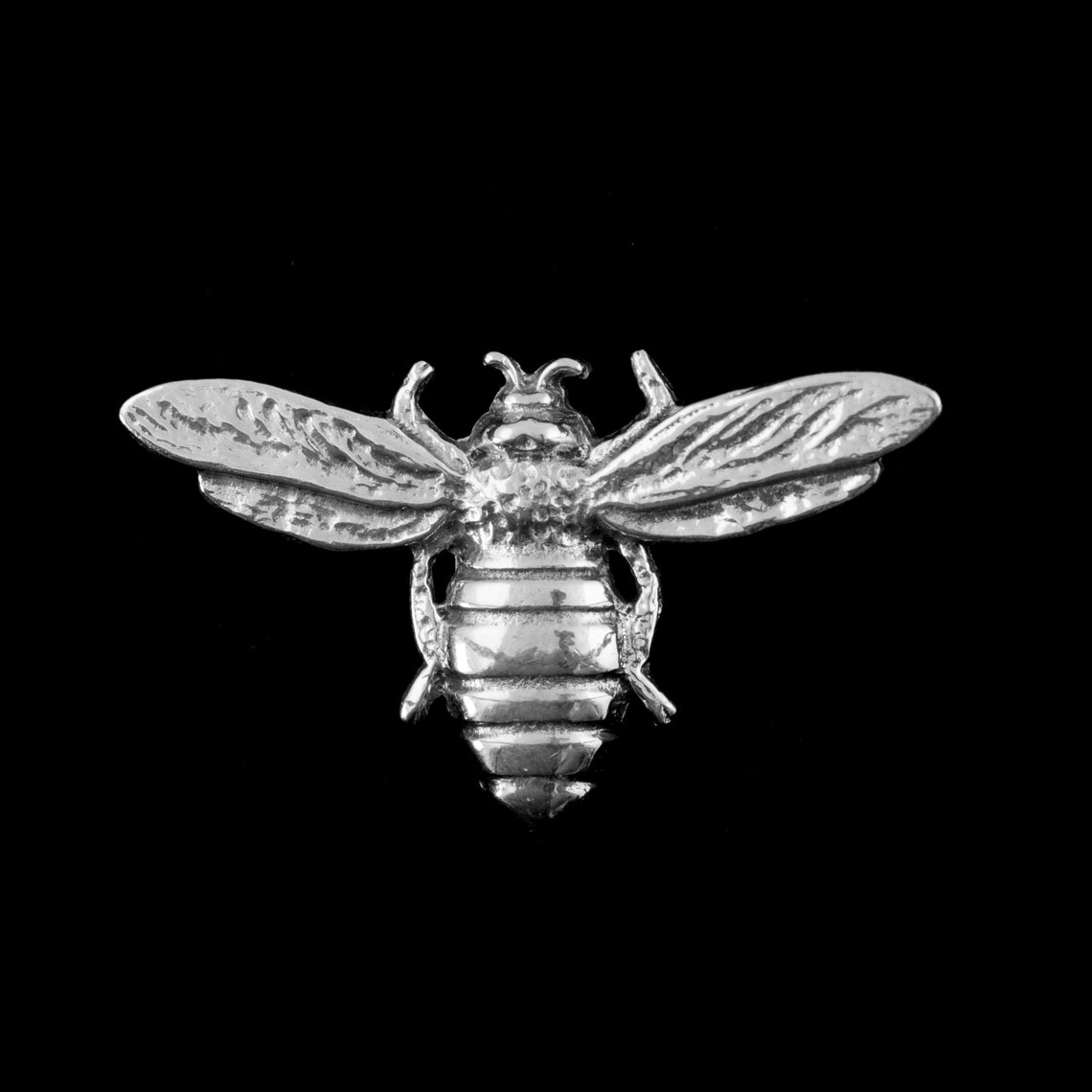 Pewter Brooch - Bee - Etsy